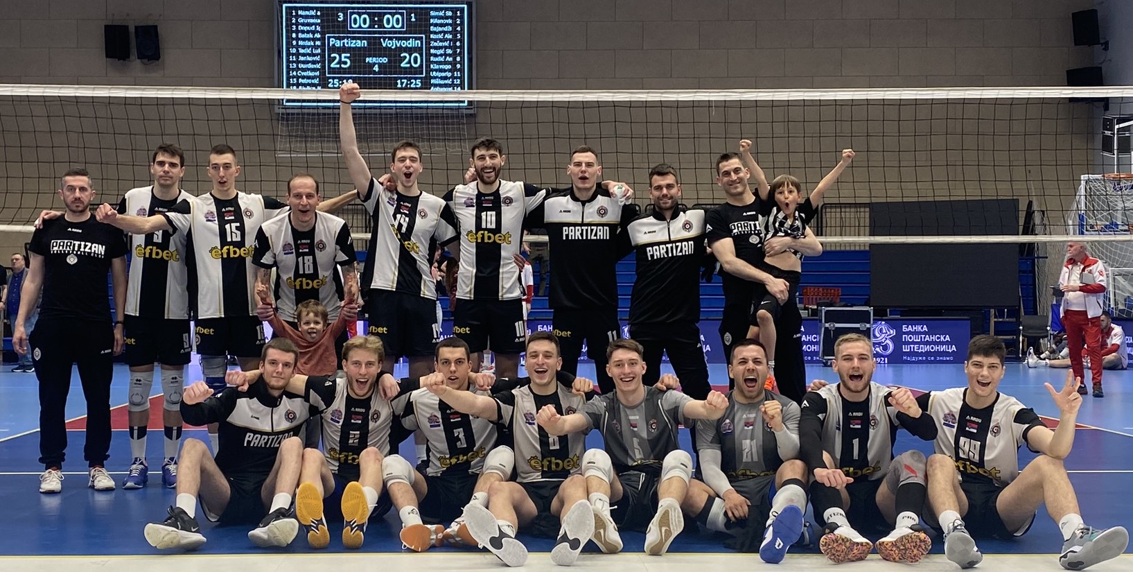 Bitna pobeda, mali korak za OK Partizan Efbet - Odbojkaški Klub Partizan