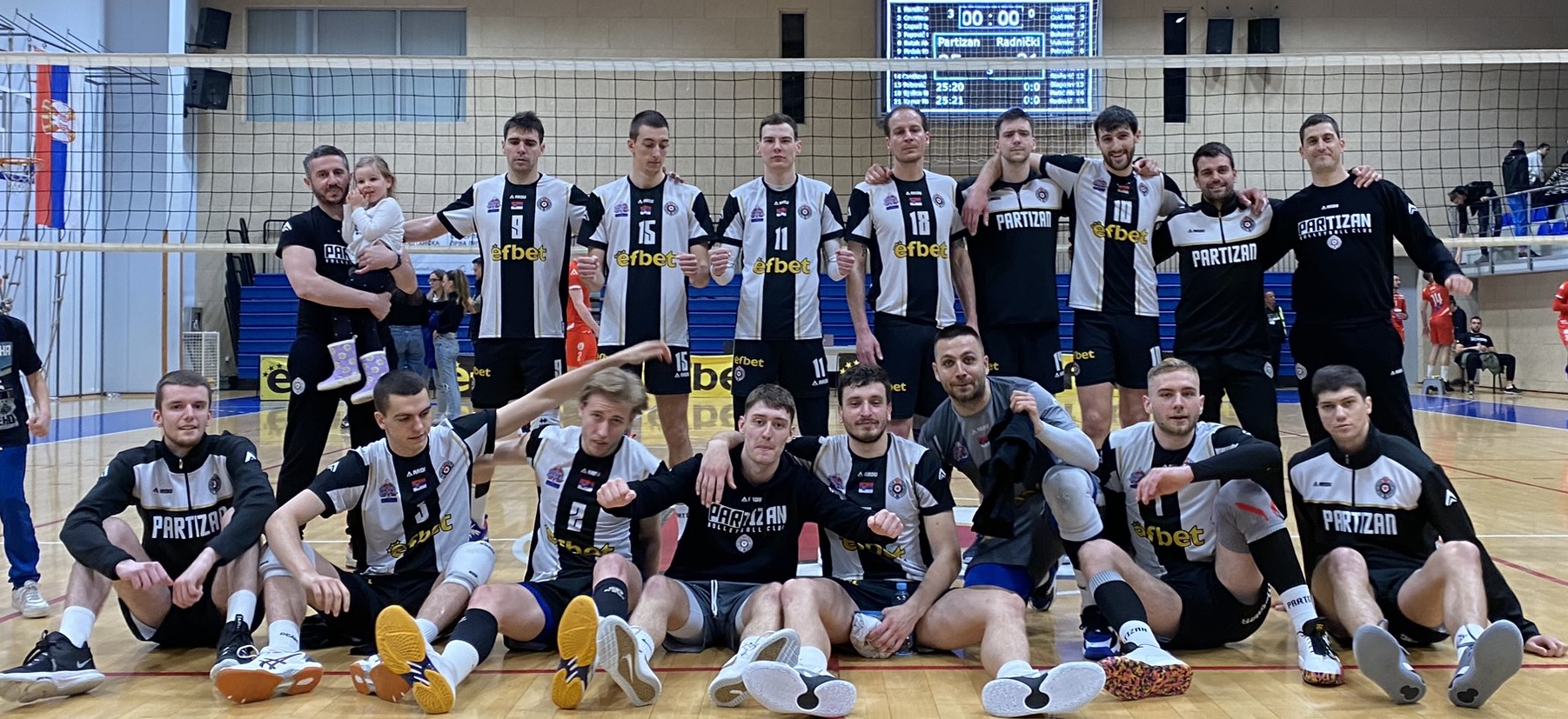 Odbojkaši u finalu playoff-a - Odbojkaški Klub Partizan
